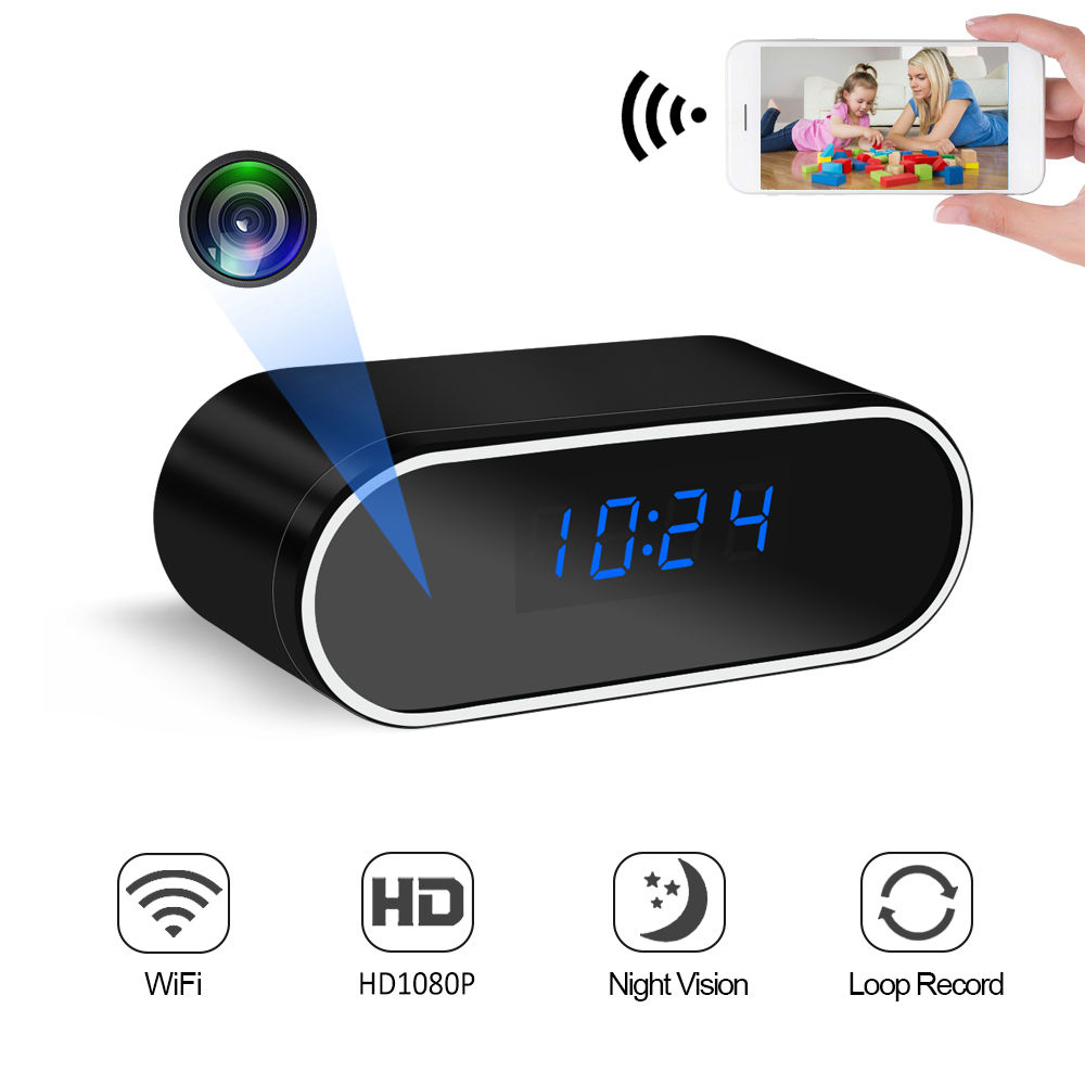 Hidden Camera Alarm Clock | Full HD 1080P | www.gamby.co.il 03-9341686