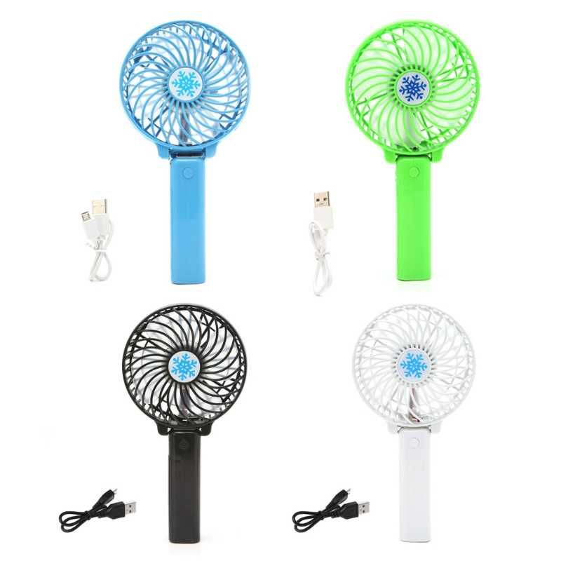 Portable USB Desk Mini Folding Fan Air Cooler 3 Speed Settings Fans ...