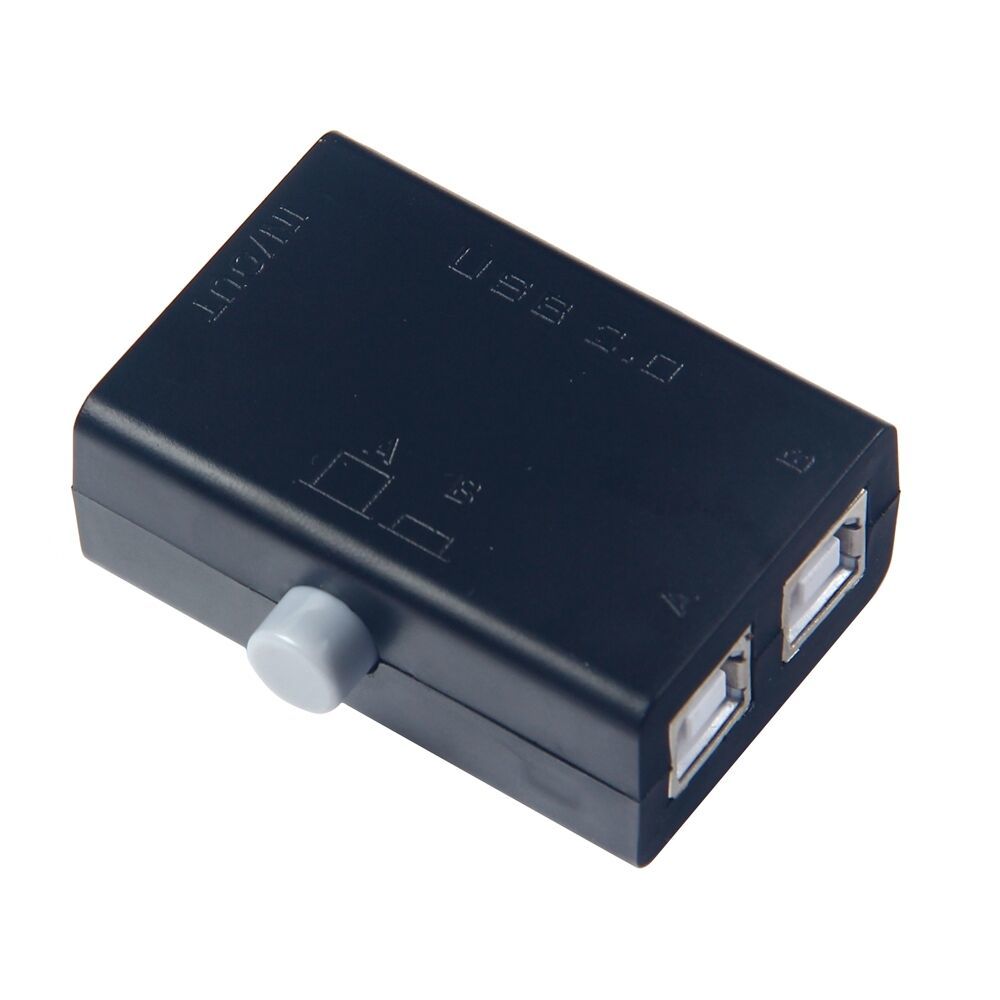 Концентратор на 2 входa USB 2.0 разветвитель для принтера Splitter Box ...