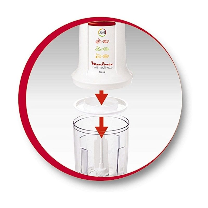 www.gamby.co.il 039341686 3 in1 Multi Moulinette Mini-Chopper - 500 W ...
