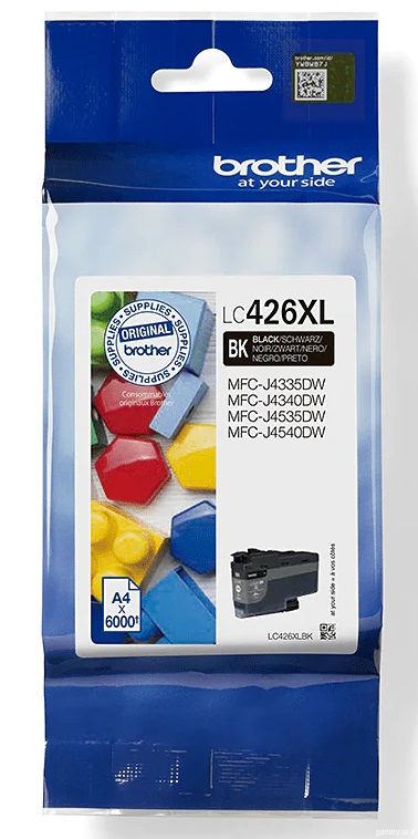 Brother LC426 Bk XL Original Black cartridge - www.gamby.co.il 03-9341686