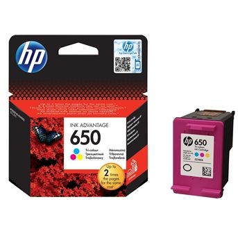HP 650 Tri-color Genuine black cartridge (CZ102AE)