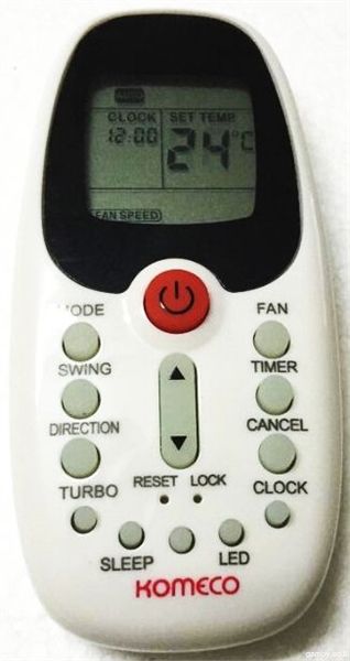 Tornado Air Conditioner Remote Control SAKAL SKL-106 | www.gamby.co.il ...