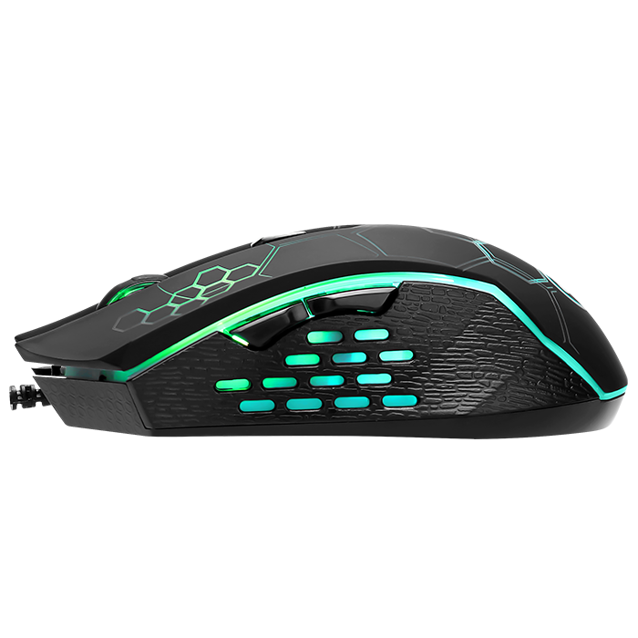 סט גיימינג מקלדת + עכבר זוהר Scorpion KM409 Gaming Combo Rainbow ...