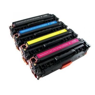 Set Compatible laser cartridges HP CF540/1/2/3 - 203X CMYK compatible ...