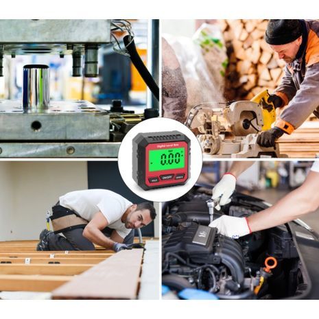 Digital goniometer, electronic. Goniometer with LCD display and ...