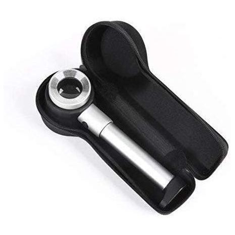 Handheld Folding 45X Metal Magnifier Cloth Magnifier Magnifying Glass ...