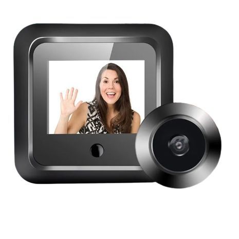 Digital Door Peephole Viewer. Door Camera with microphone and ringing ...