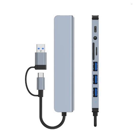 Docking station USB3 Type C - USB3 8 inputs www.gamby.co.il 03-9341686