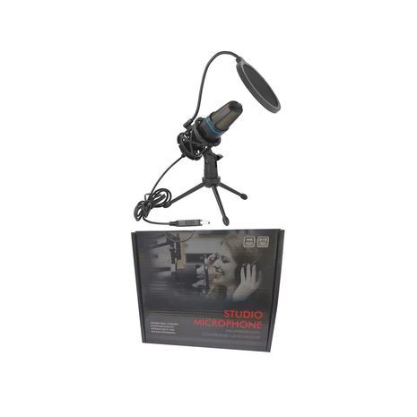 Professional USB Microphone with RGB Lighting | www.gamby.co.il 03-9341686