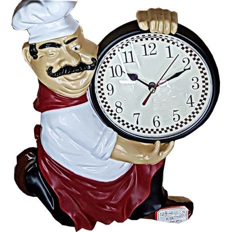Wall clock for kitchen "Cook" www.gamby.co.il 03-9341686