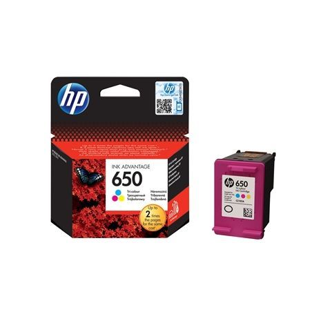 HP 650 Tri-color Genuine black cartridge (CZ102AE)