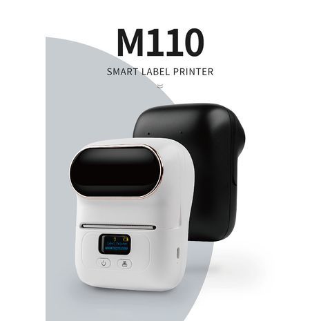 Portable AIMO M110 Bluetooth Mini Wireless Thermal Sticker Printer www ...