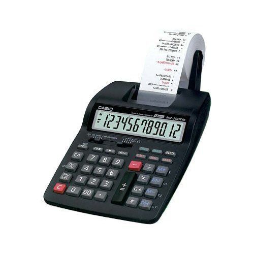 קולקציה מחשבון עם רצועת הדפסה CASIO HR-100-TM | www.gamby.co.il 03-9341686